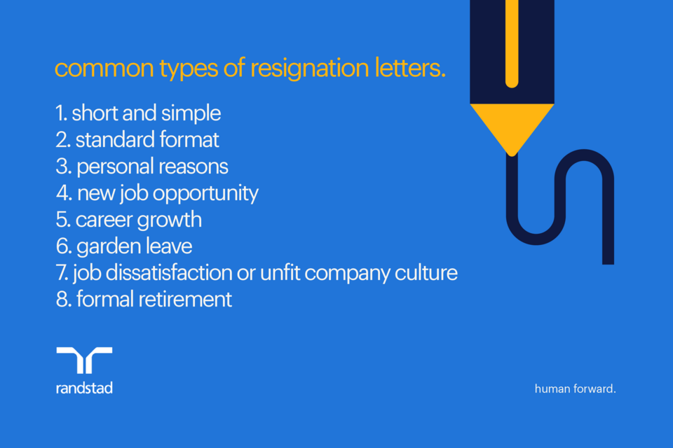 8 Resignation Letter Samples and Templates You Can Use | Randstad Singapore